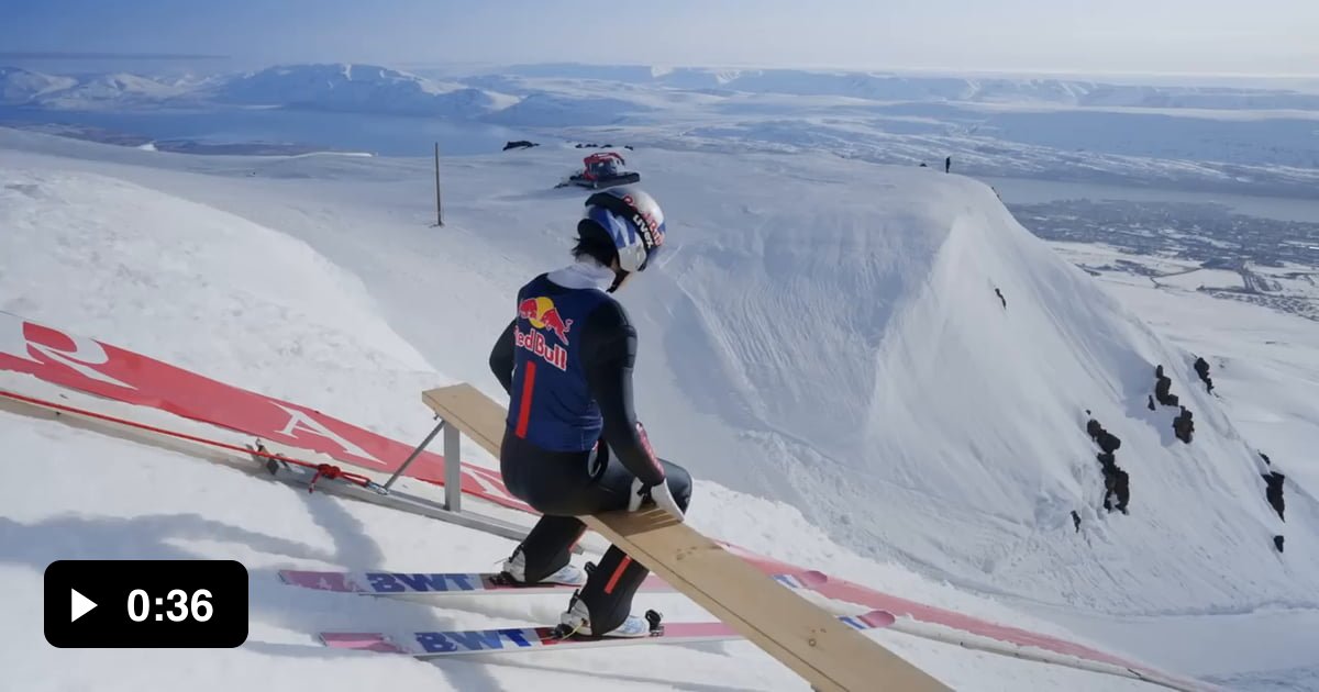 New ski jump world record! 291m by Ryōyū Kobayashi. - 9GAG