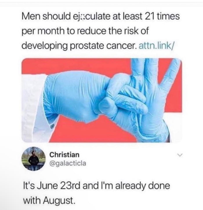 Christian is prostate cancer proof - 9GAG