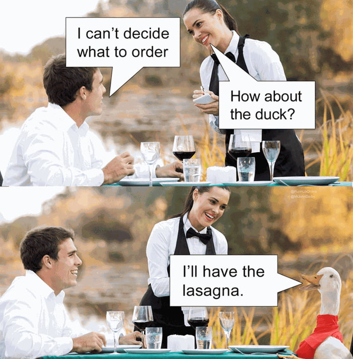 What do they say about French ducks? They have a certain je ne sais ...