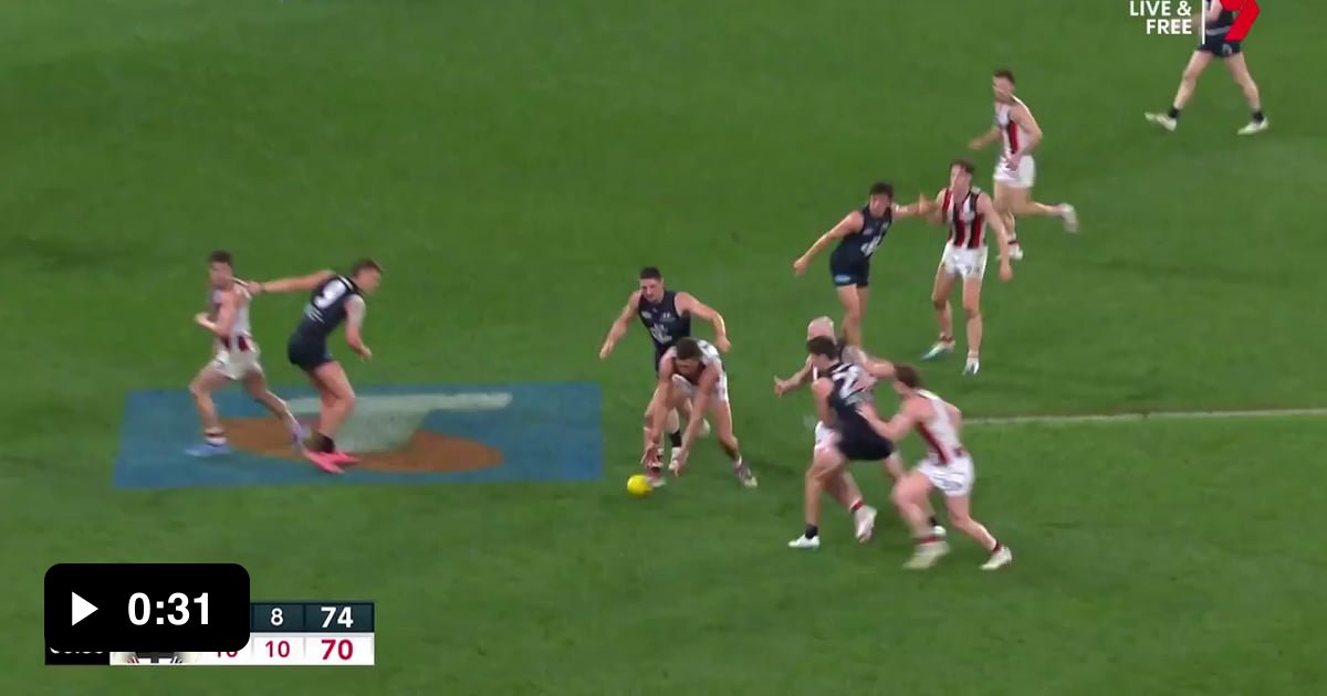 Jack Higgins kicks the winning goal for the Saints potentially ending ...