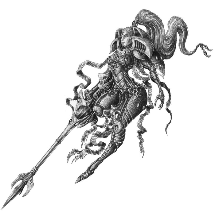 Nymair Rhath - Exarch of the Solemn Dusk (Shadow Spectres), Biel-Tan - 9GAG