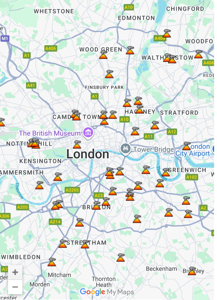 UK riot map (2011) - 9GAG