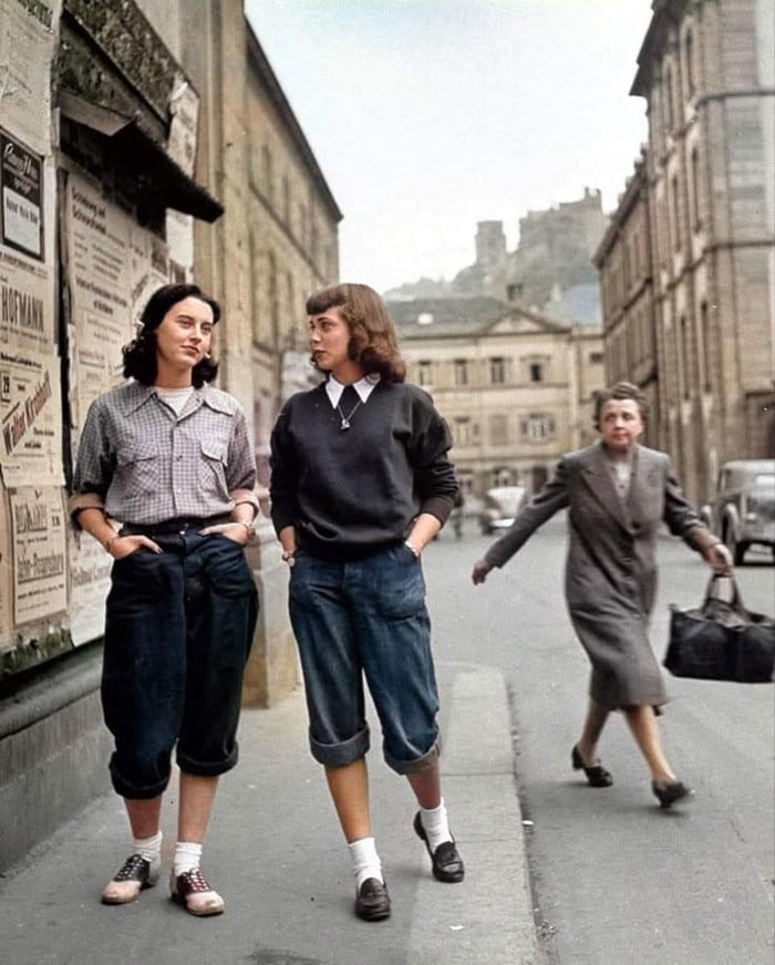 Teddy girls shocking the older generations, 1940s - 9GAG