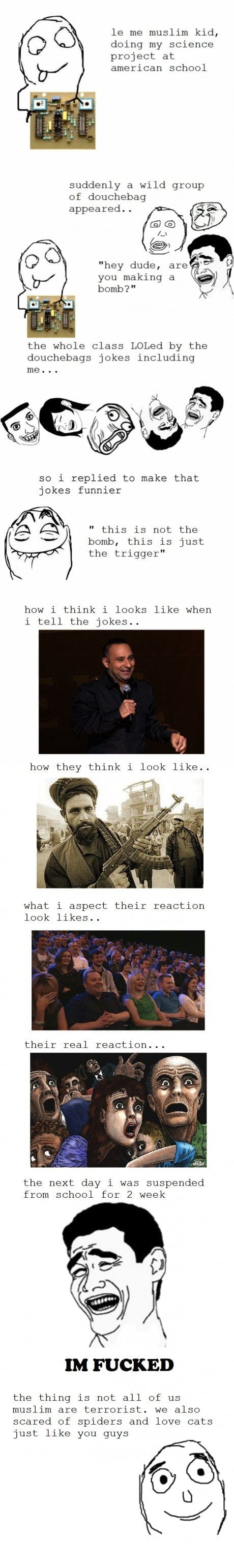 I thought the joke was the bomb - 9GAG