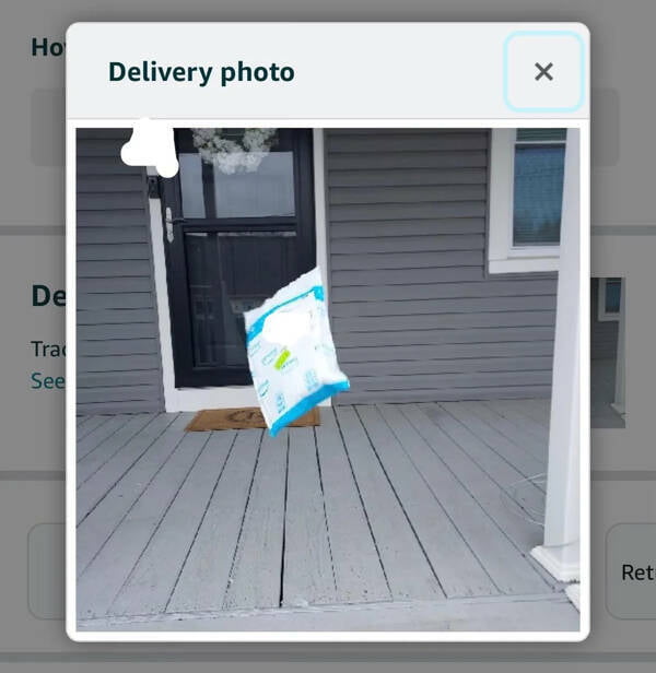 Got a delivery notification from Amazon today. Don’t know whether to be ...