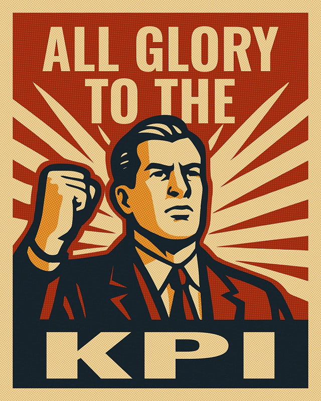 Just hit 146% of my KPI and only cried twice this week. Productivity ...