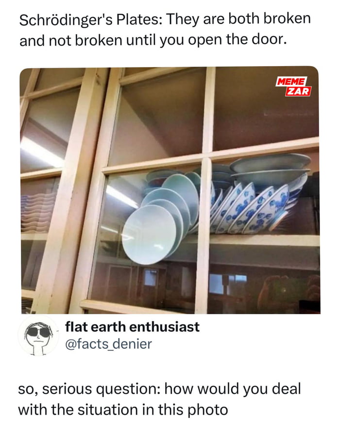 Quantum mechanics meets kitchen disasters - 9GAG