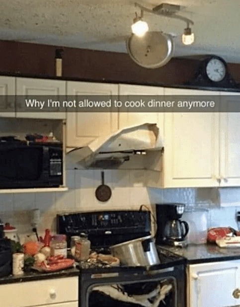 But I can give you my cooking advice - 9GAG