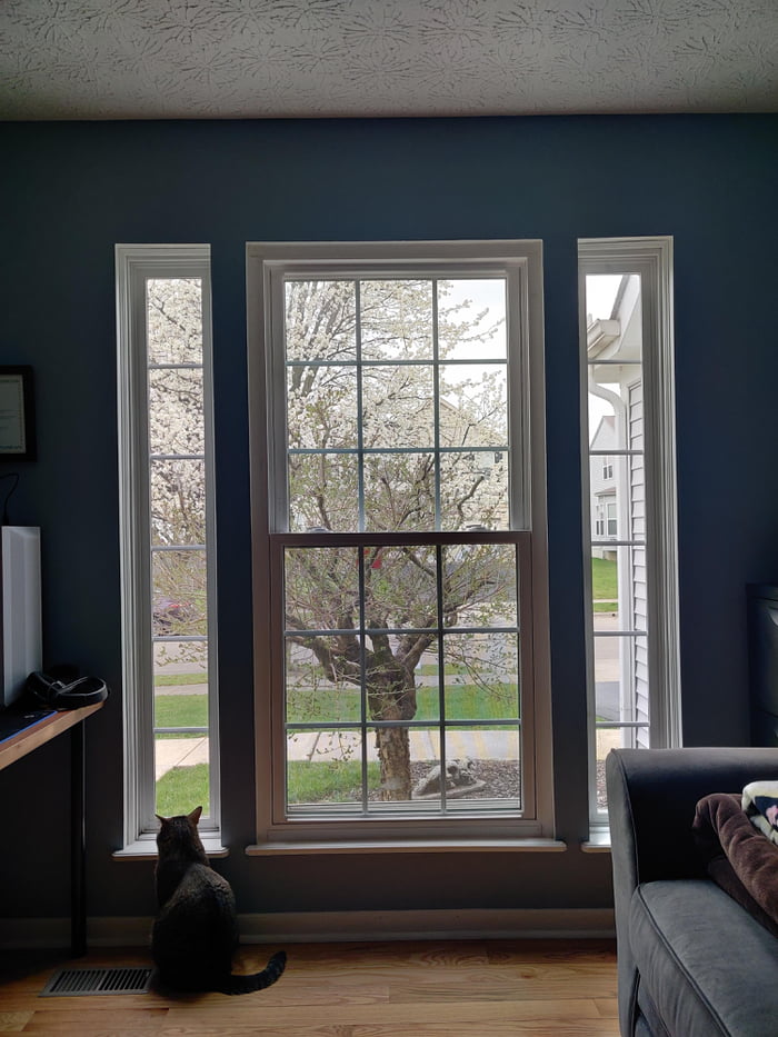 What kind of curtains would look good on these windows? - 9GAG