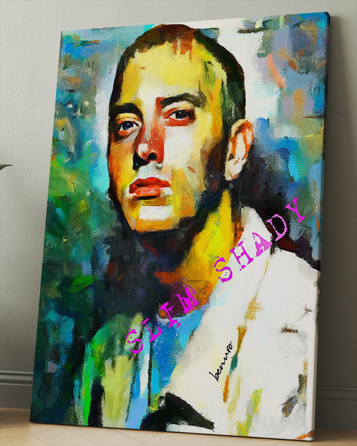 Slim shady portrait painting - 9GAG