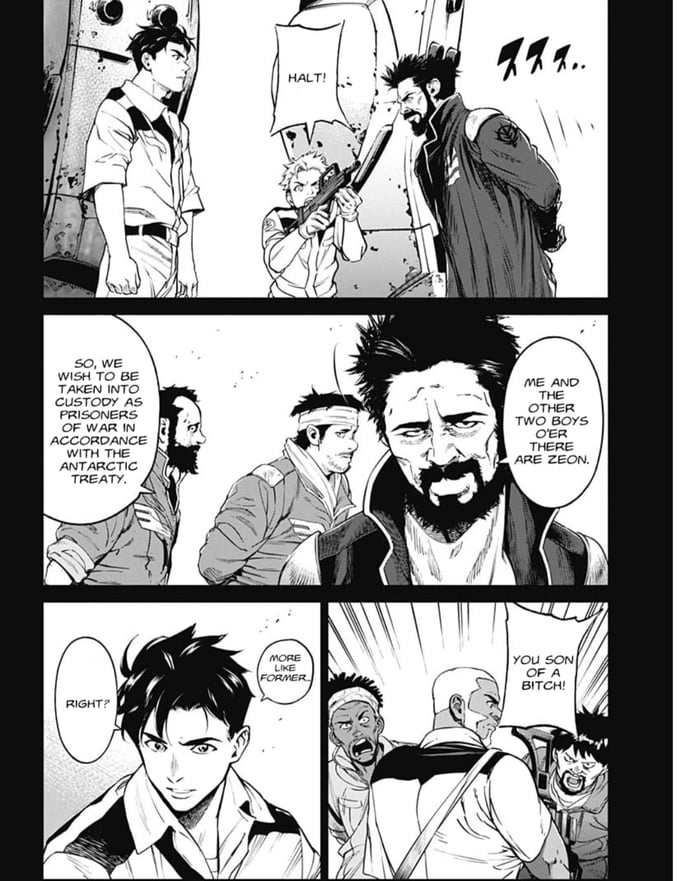 Guy looks very familiar... (Manga - Mobile Suit Gundam: Rust Horizon ...