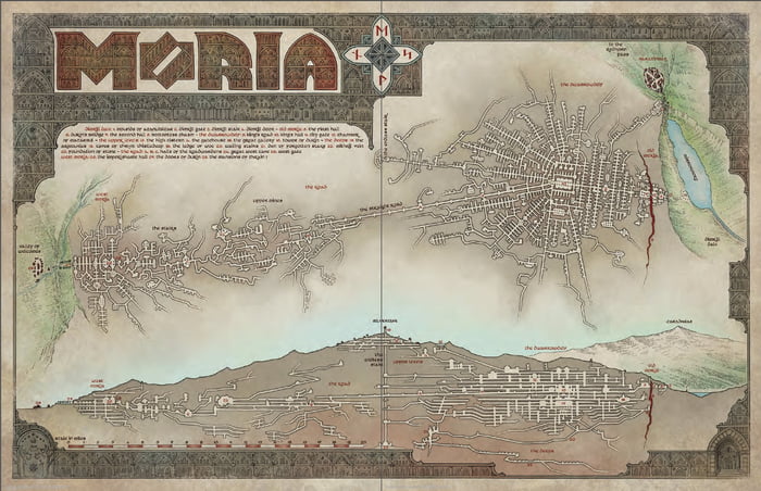 How Accurate is The One Ring TTRPG Moira Map? - 9GAG