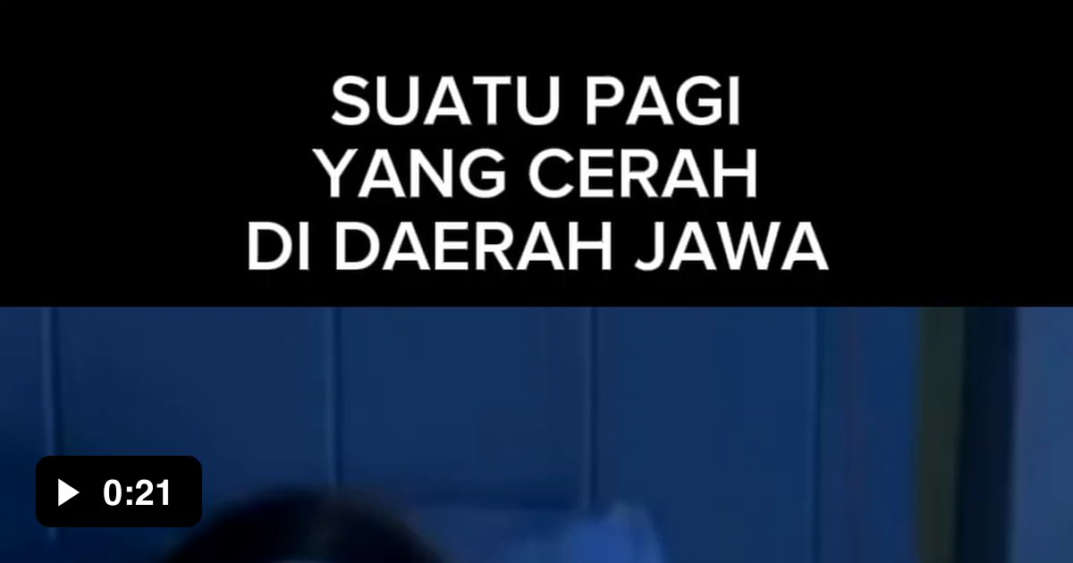 Budaya jawir yang harus dilestarikan - 9GAG