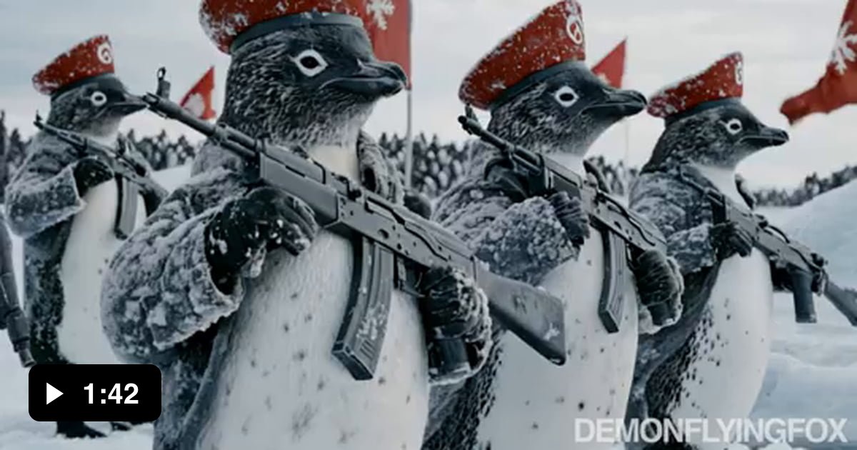 Democratic Penguins Republic - now has a Space Program !? - 9GAG