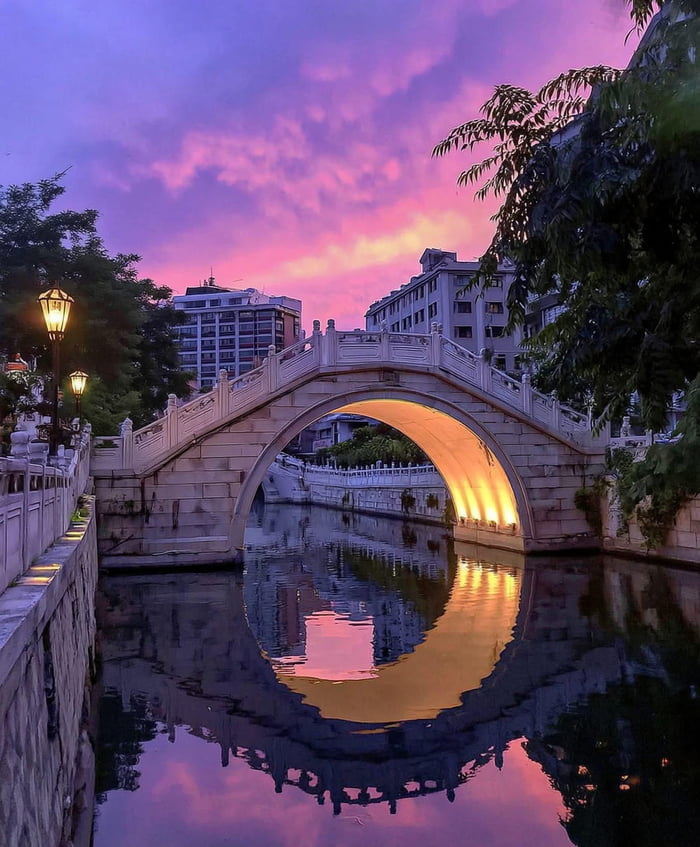 This famous Moon Bridge in Yongqing Fang, Guangzhou is definitely a ...