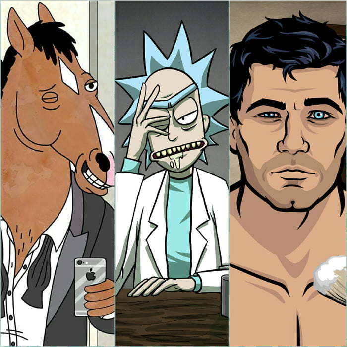 Rick is god but the other 2 are funny too alcoholism...making ...
