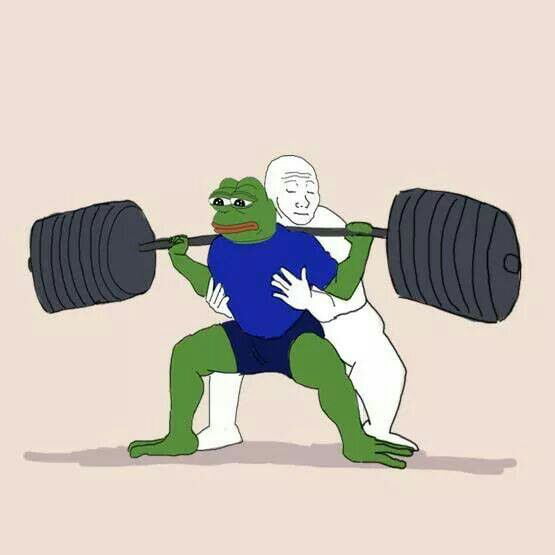 Pepe in the gym - 9GAG