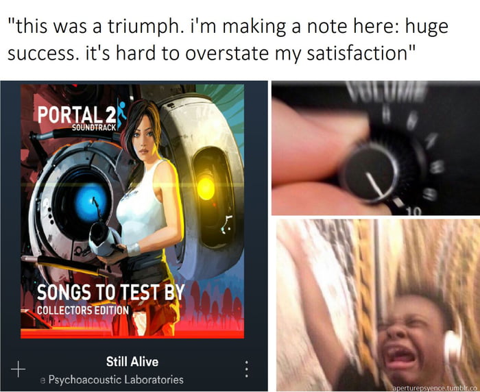 Aperture Science.. I'm making a note here.. HUGE SUCCESS - 9GAG