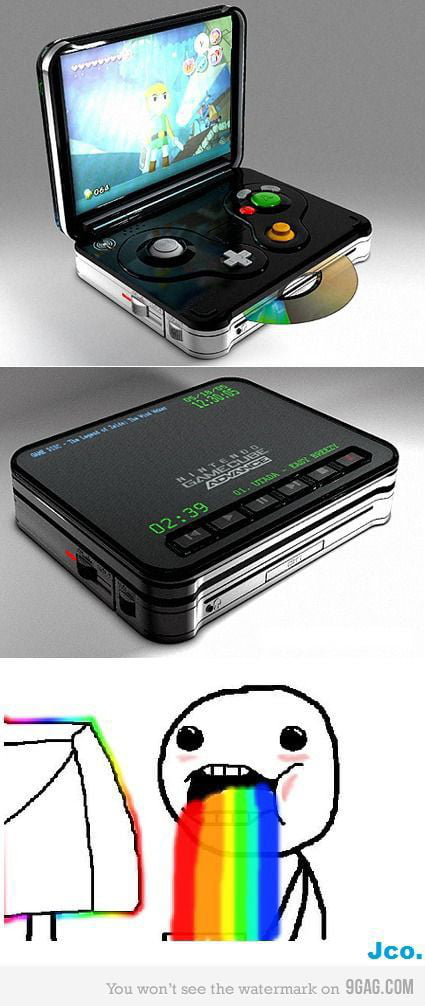 Nintendo Gamecube Portable - 9GAG