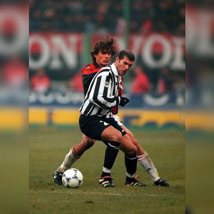 Paolo Maldini and Zinedine Zidane - 9GAG