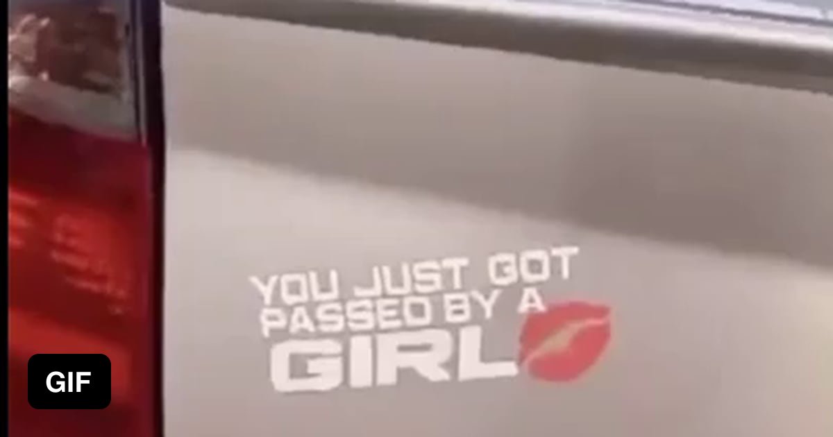 You just got passed by a girl... - 9GAG