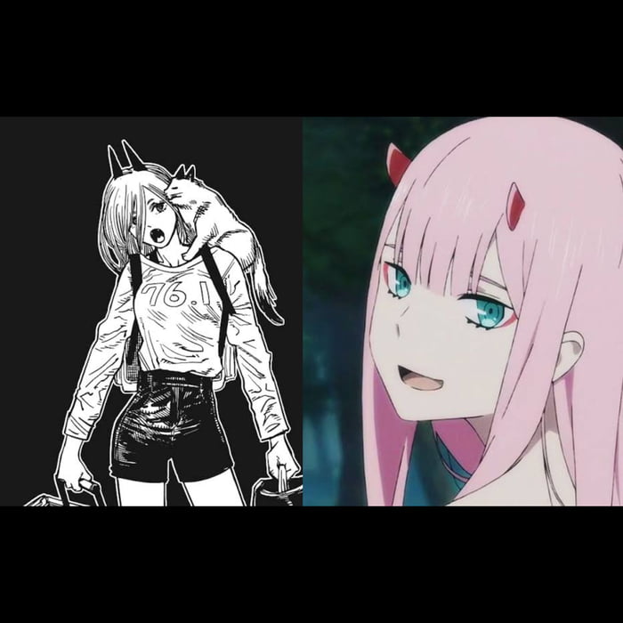 The resemblance of Power and Zero-Two is uncanny, both of the ...