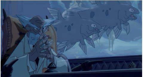 In Atlantis: The Lost Empire (2001), Whitmore has an aquarium ...