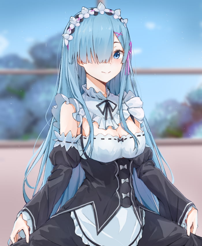 Rem long hair maid - 9GAG