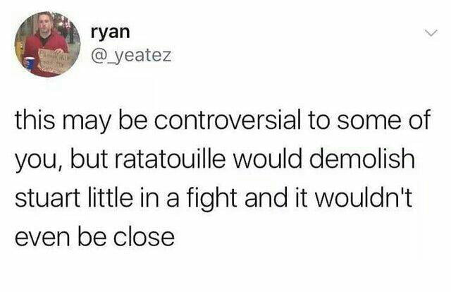 Remy vs stuart little - 9GAG