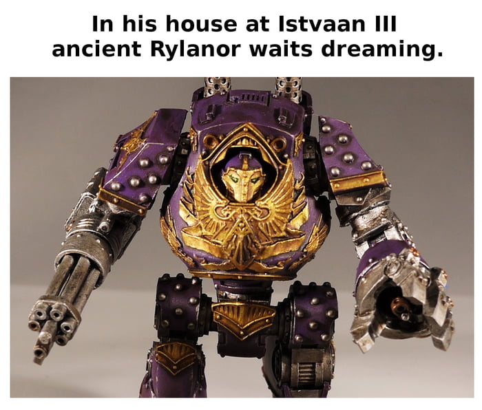 Ancient Rylanor meme with modified Lovecraft quote - 9GAG