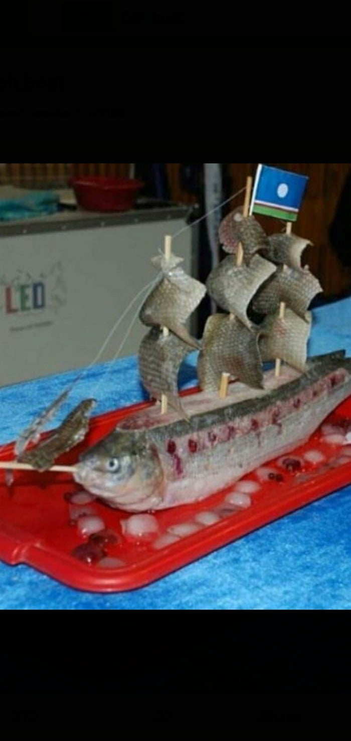 The fish boat. - 9GAG