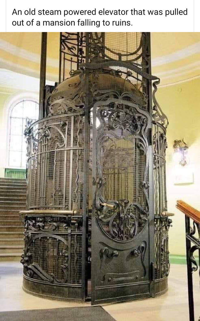 Steam-Powered Elevator - 9GAG