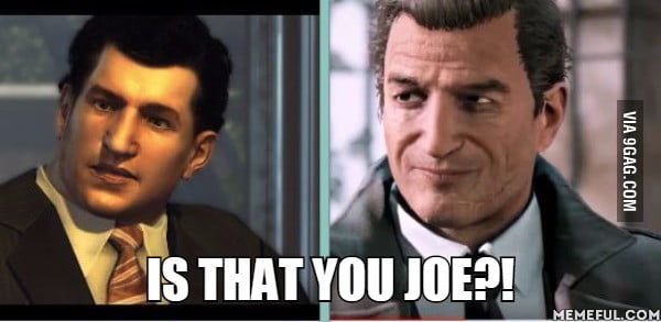 Mafia2(left),Trailer Mafia 3(right) Joe Barbara Come Back (maybe) - 9GAG