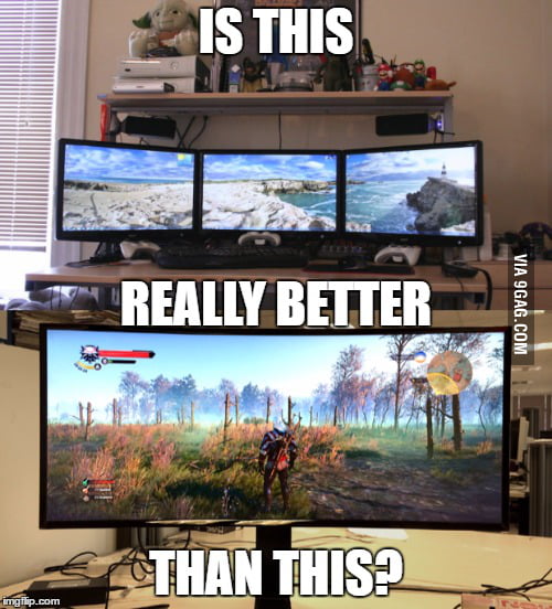 Multi-Screen or Single High Res Widescreen - 9GAG