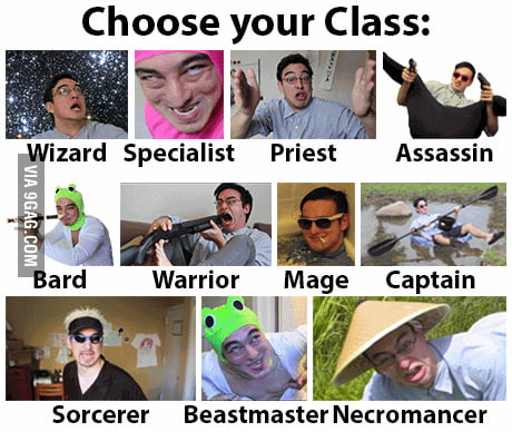 Choose your class! - 9GAG