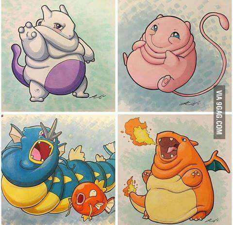 Chubby Pokémon - 9GAG