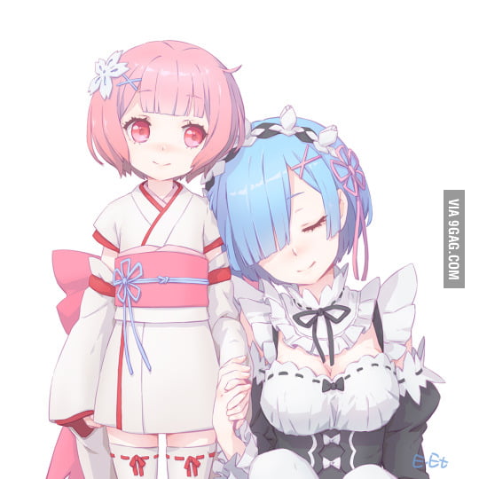 Little Ram & Rem - Re:Zero kara Hajimeru Isekai Seikatsu - 9GAG