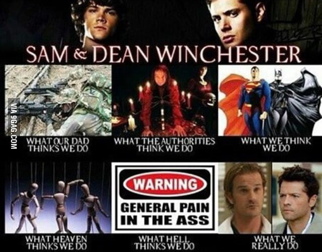 Any supernatural fans around is so I might post more spn things and sorry for my English - 9GAG