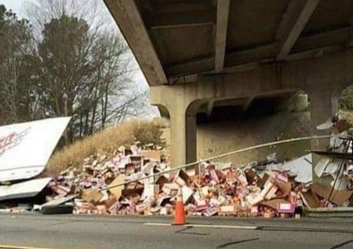 Truck carrying Ramen Noodles crashed in North Carolina, losing all of ...