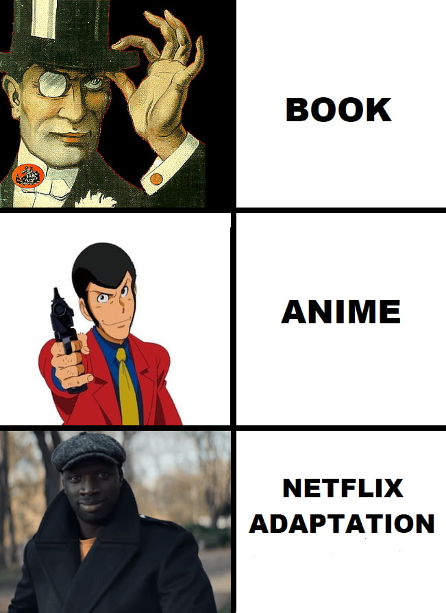 ...and the meme continues. This time its Arsene Lupin. - 9GAG