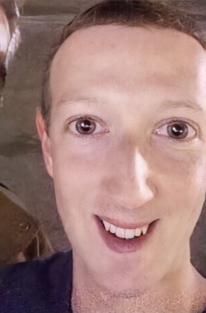 Enhanced photo of a normal human being - 9GAG