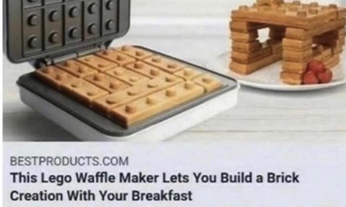 This lego waffle maker - 9GAG