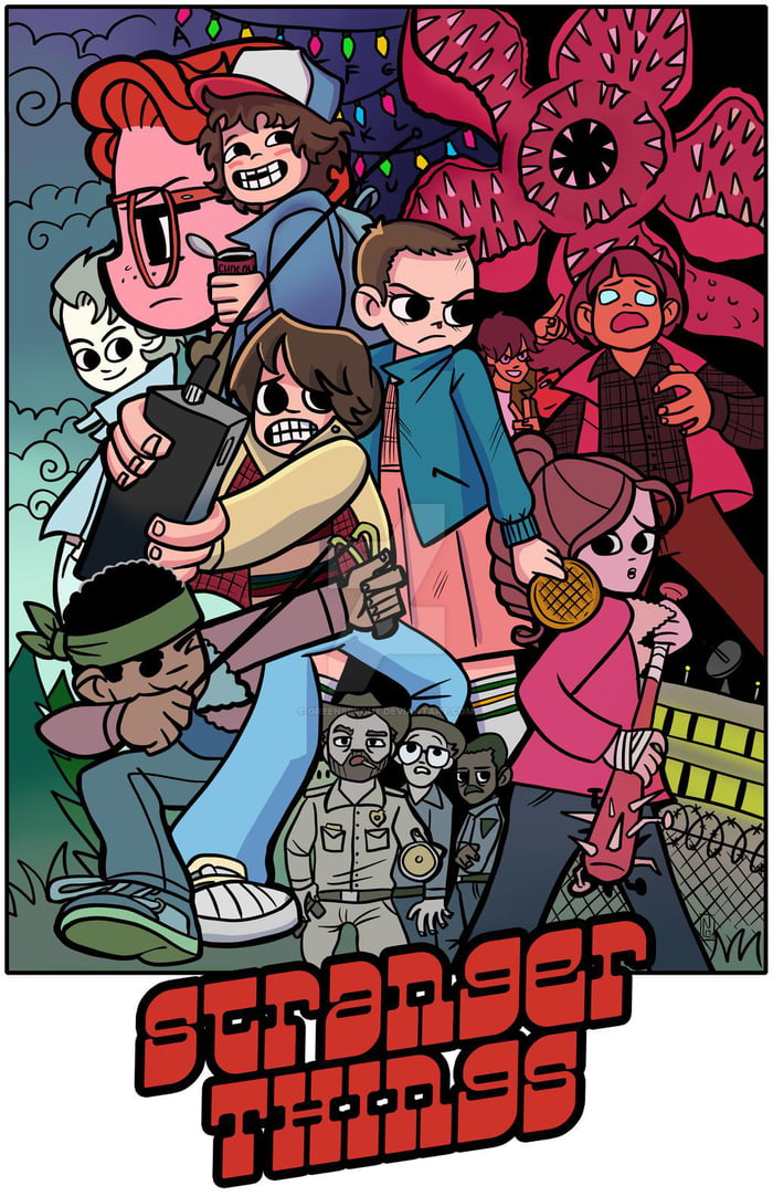 Stranger Things Scott Pilgrim Style - 9GAG