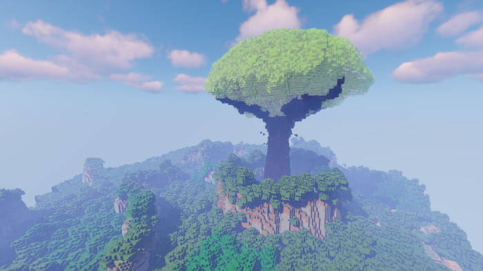 Kokiri-Forest and the Deku-Tree in Minecraft! From our Map GameV.2 - 9GAG