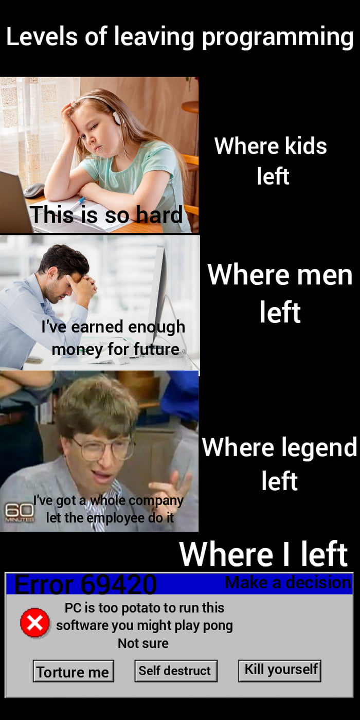 Experience of programming - 9GAG