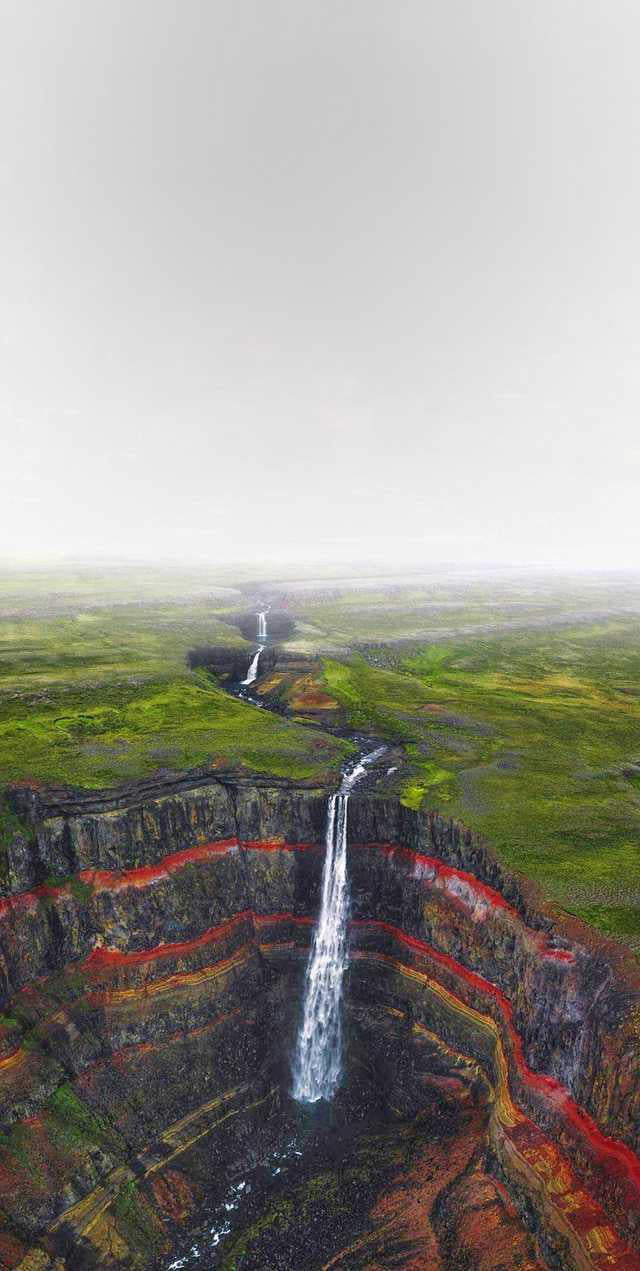 Lava falls, Iceland - 9GAG