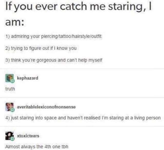 Im just staring into the void - 9GAG