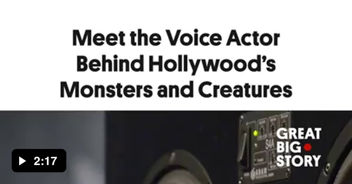 The voice actor behind iconic sounds in Hollywood- truly incredible - 9GAG