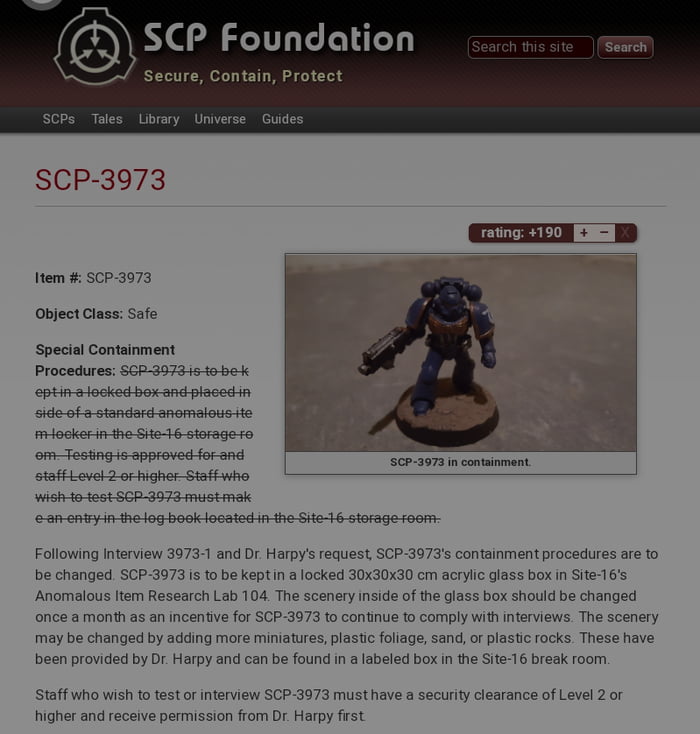 Scp-3973, the unlucky - 9GAG