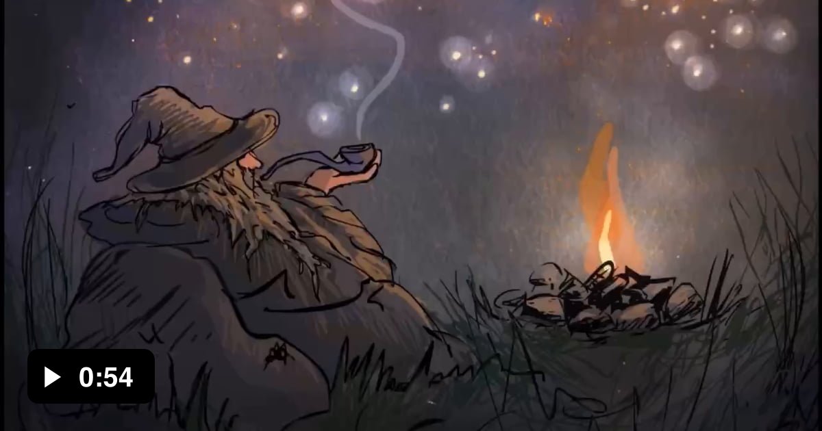 Cozy LOTR campfire - 9GAG